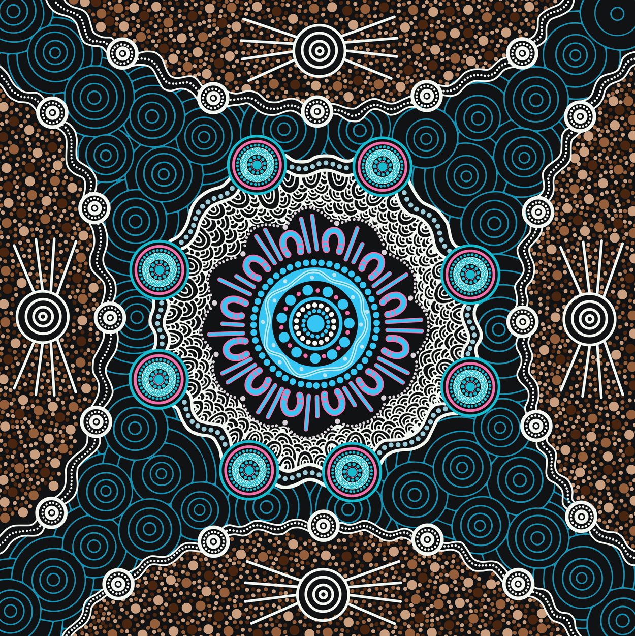 Yarning Circle Artwork | CompliSpace