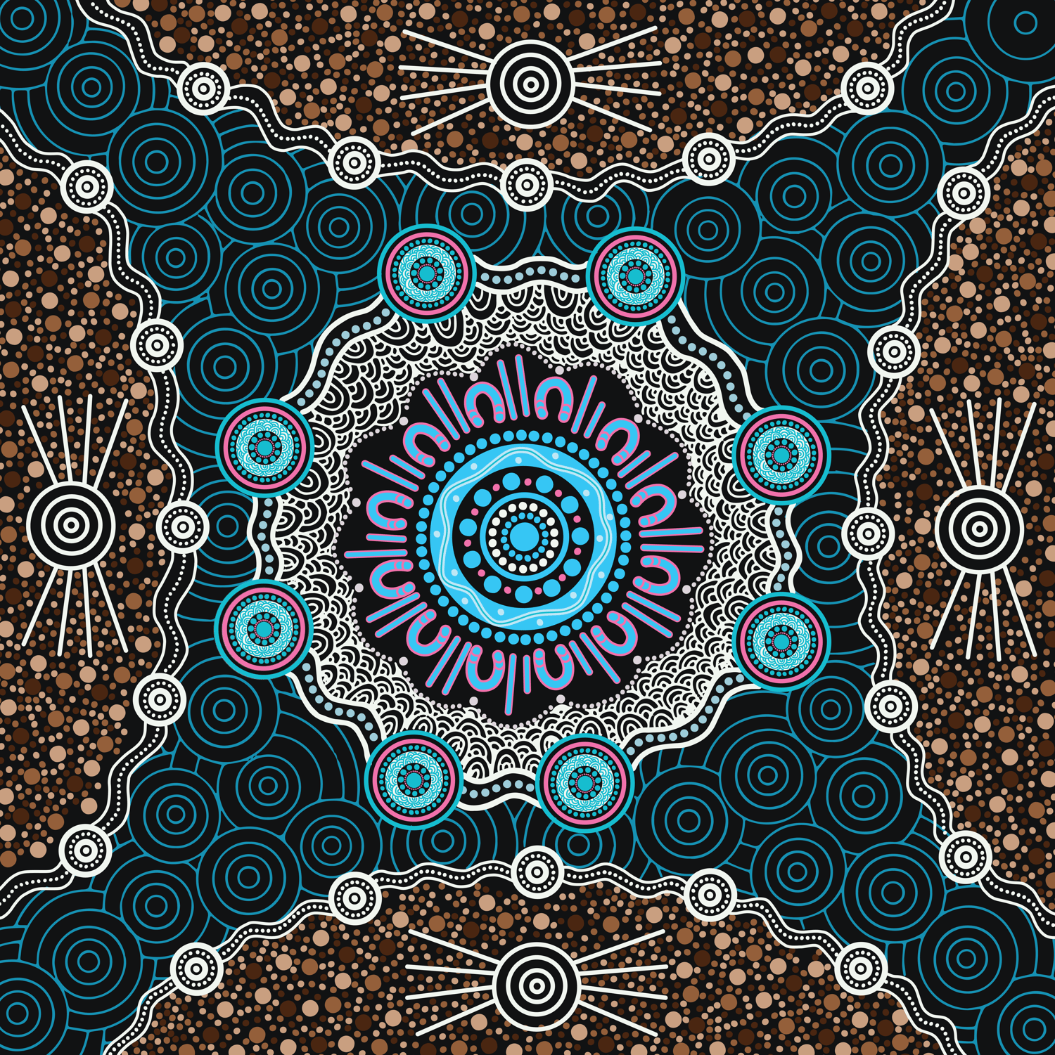 Yarning Circle Artwork | CompliSpace